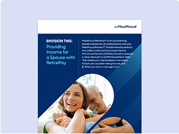 Brochure image: Provide income for two with higher annual income ...
